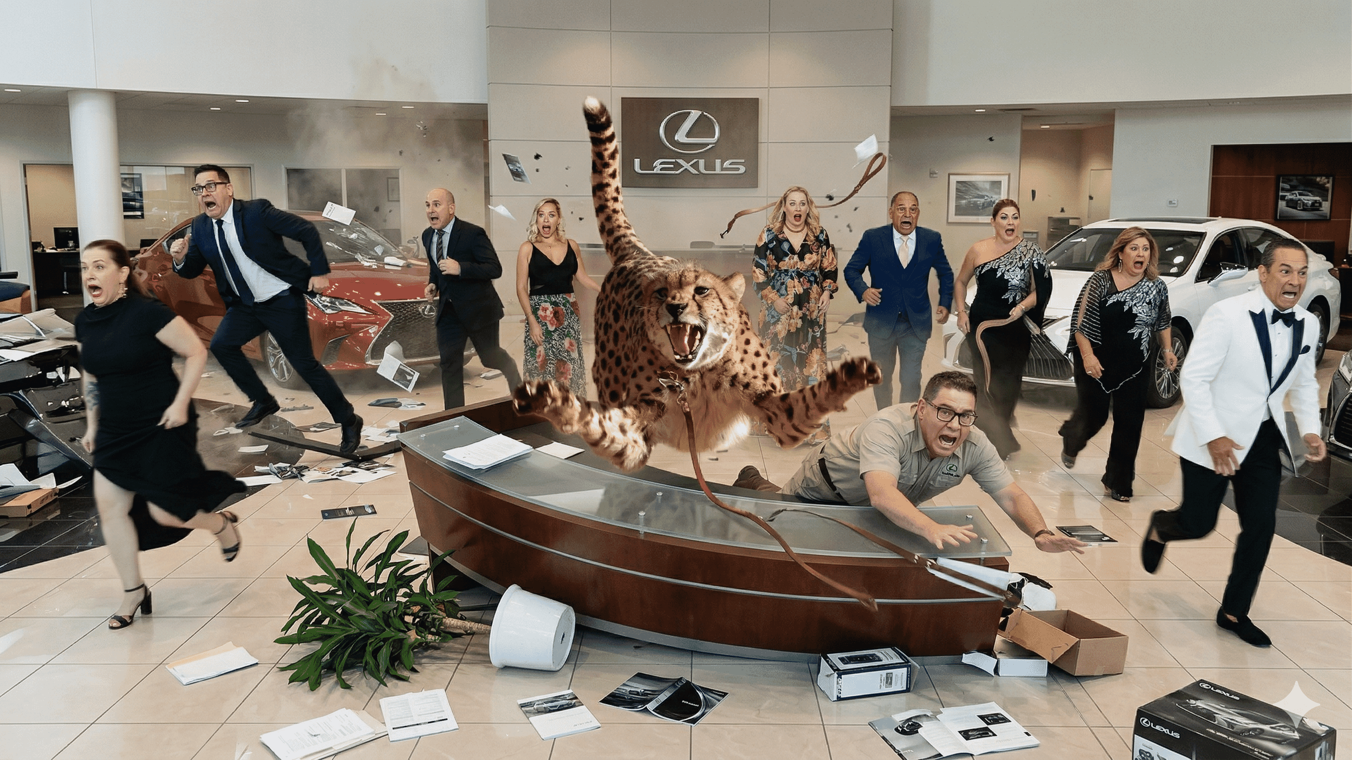 Bean Automotive Group Invites Ron Magill and his Cheetah to Lexus of ...